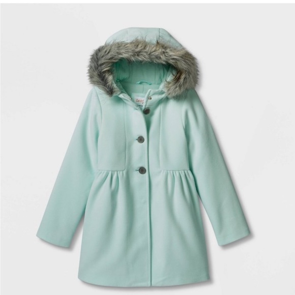 Cat & Jack | Jackets & Coats | Cat And Jack Tiffany Blue Coat | Poshmark